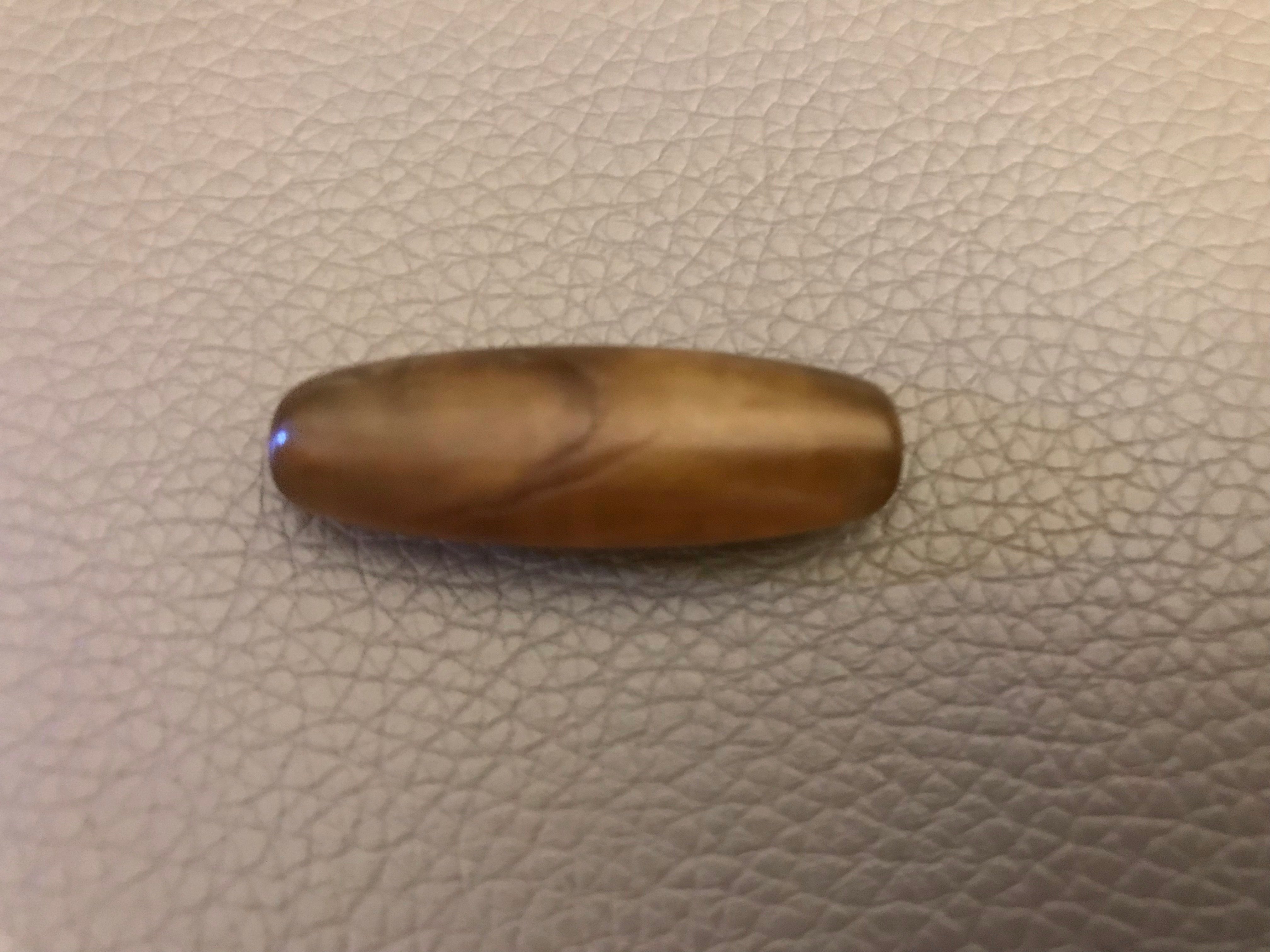 Genuine dZi Stone - Plain – Tsering Tibetan Antiques and Handicrafts